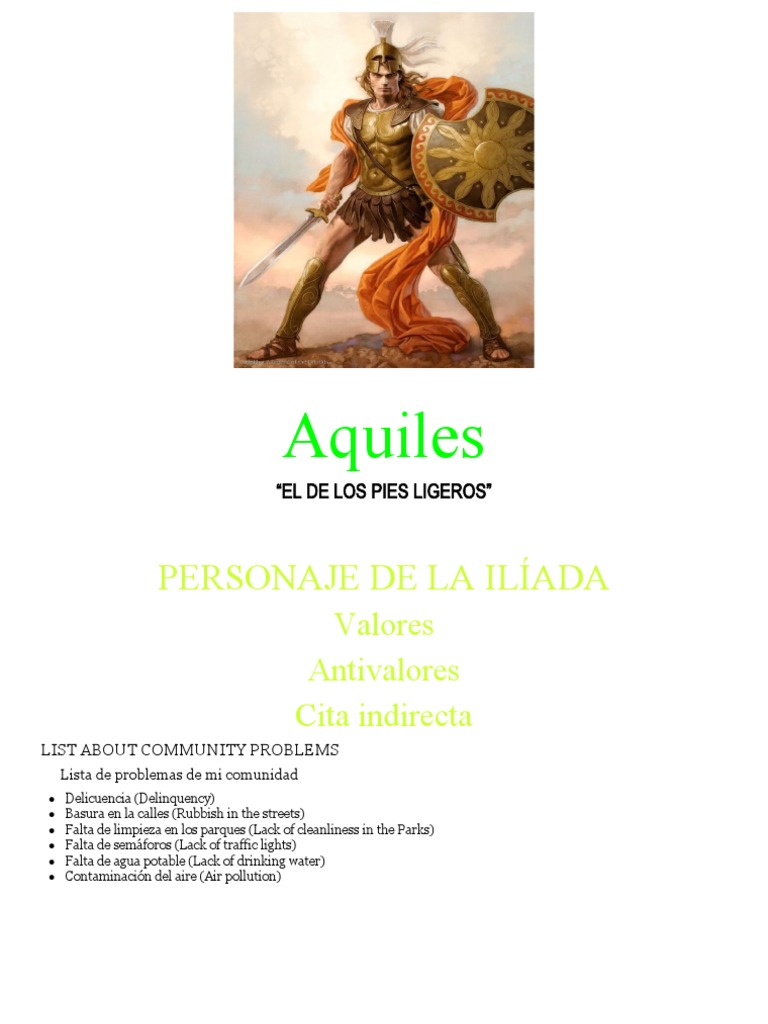 Aquiles | PDF | Arte