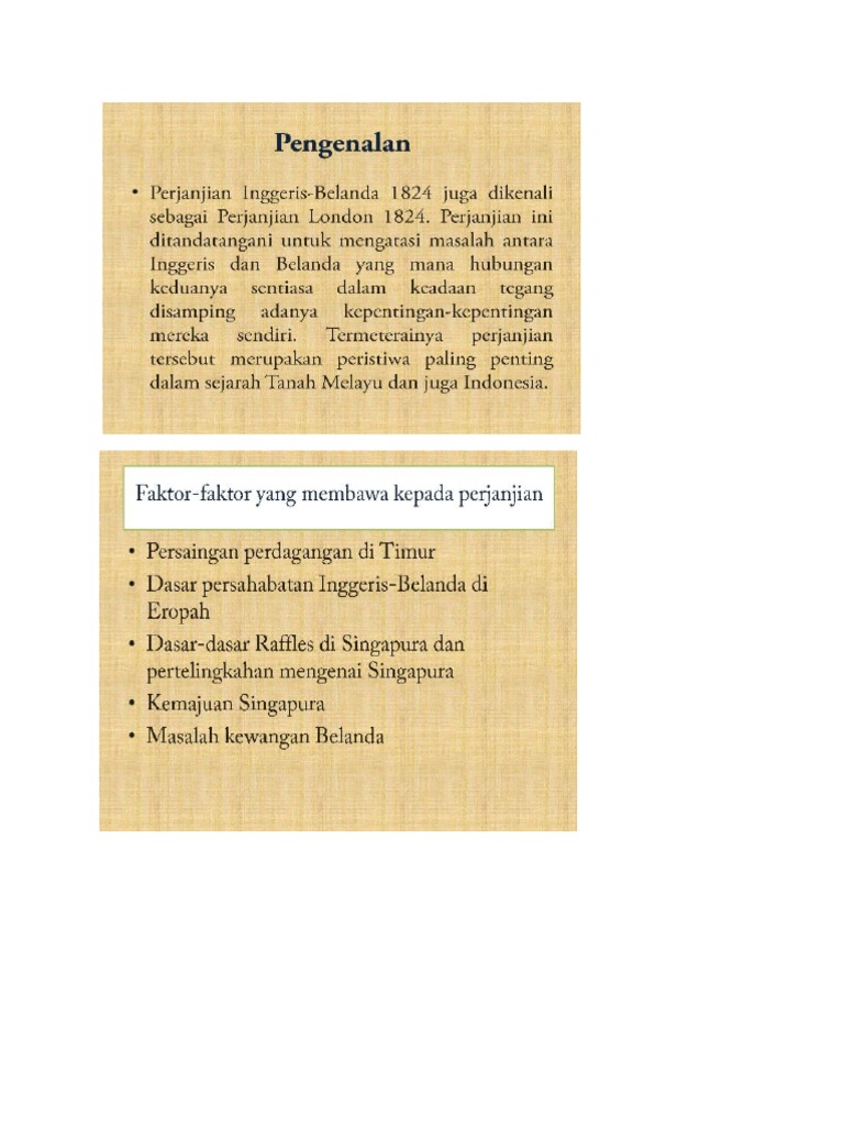 Perjanjian London 1824 | PDF
