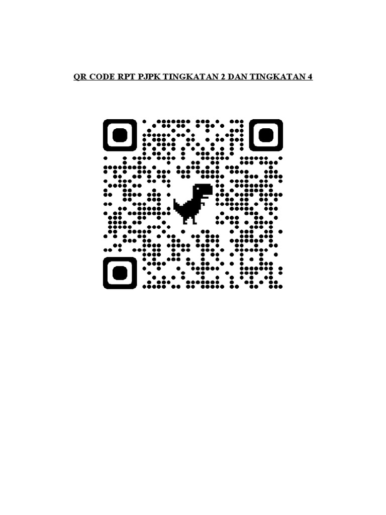 QR Code RPT PJPK Tingkatan 2 Dan Tingkatan 4 | PDF