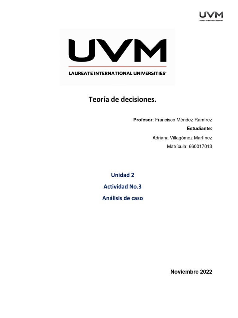 A3 Analisisdecaso AVM | Descargar gratis PDF | Economias
