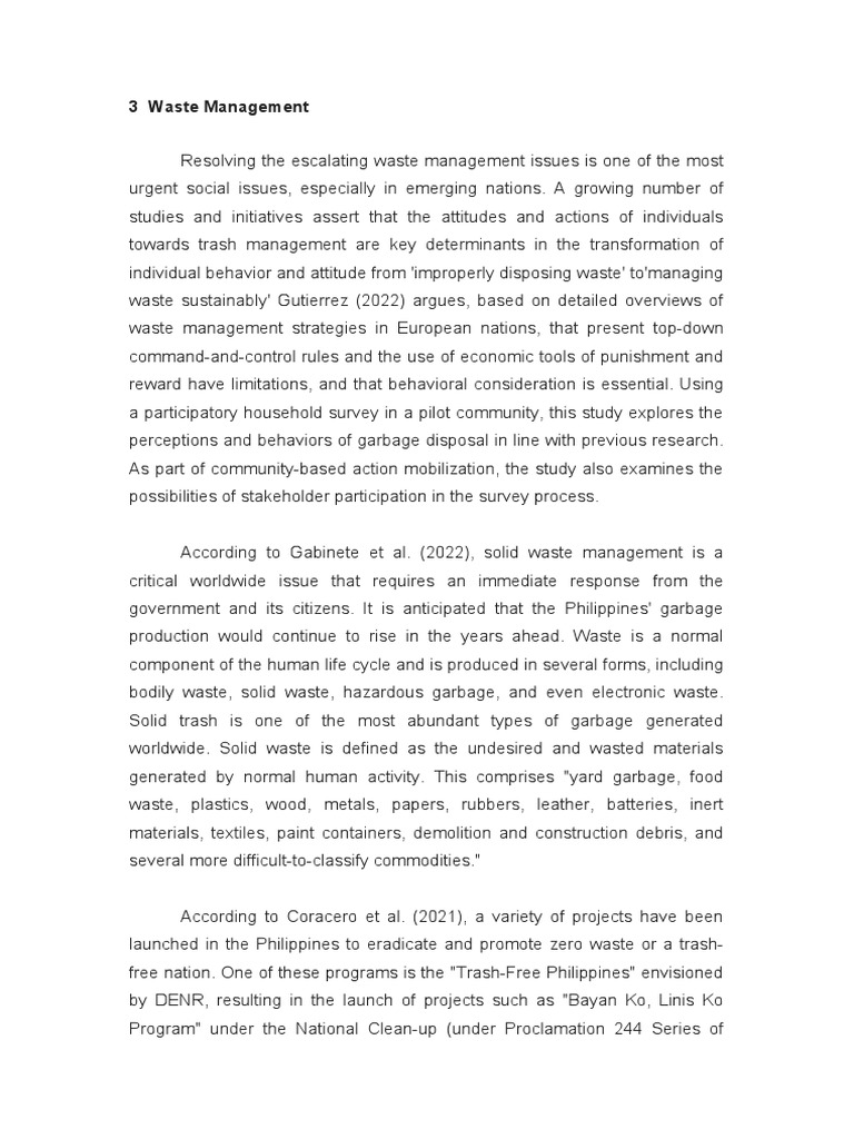 Waste Management | PDF | Waste Management | Waste