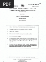 CSEC Spanish Paper 3 Situations | PDF