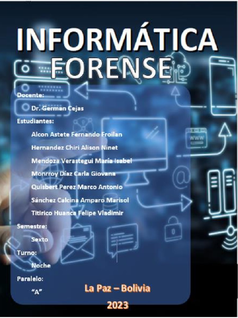 Informatica Forence Final | PDF | Cibercrimen | Informática forense