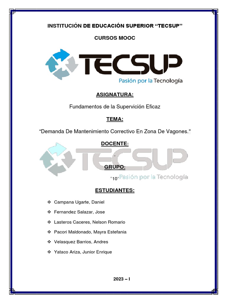 Institución de Educación Superior "Tecsup" Cursos Mooc | PDF