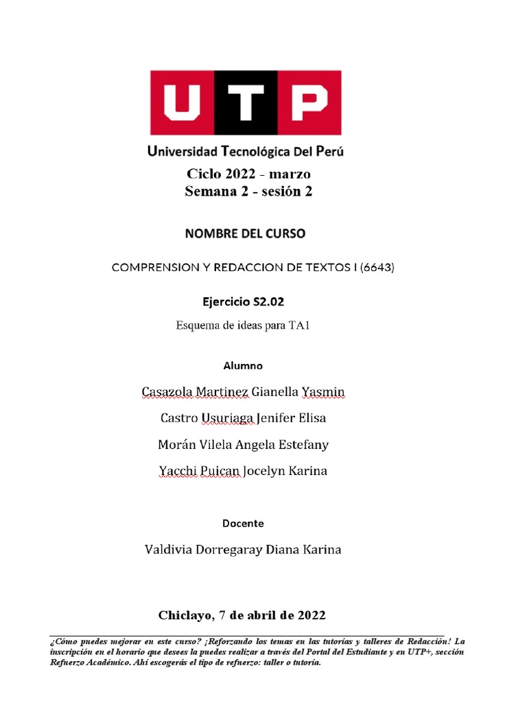 S02.s2-Esquema para TA1 (Material) 2022 Marzo | PDF | Videojuegos S02.s2-Esquema para TA1 (Material) 2022 Marzo | PDF | Videojuegos