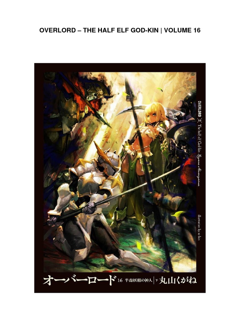 Overlord - The Half Elf God-Kin - Volume 16 | PDF | Knife | Elves