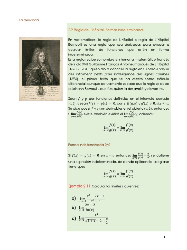 Mate 2 U2 - Derivadas Parte 3 | PDF | Cálculo | Análisis