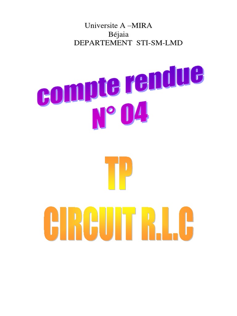 TP N° 04 Eléctricité | PDF | Impédance (électricité) | Tension électrique