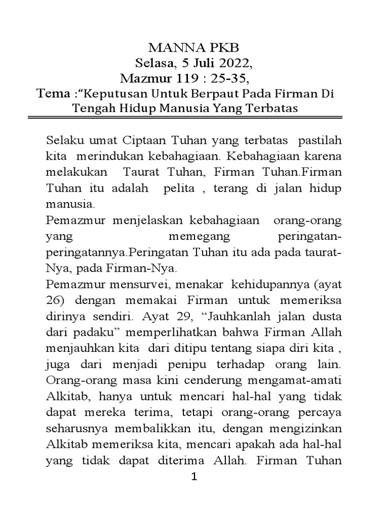 Manna PKB Juli-Sept.2022 | PDF