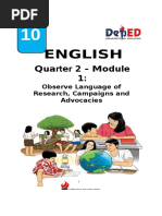 English 10 - Q2 - Module 2 - Identifying The Key Structural Elements of Arguments | PDF ...