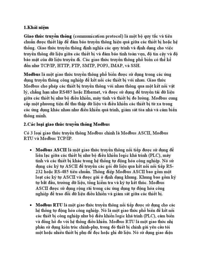 Modbus | PDF