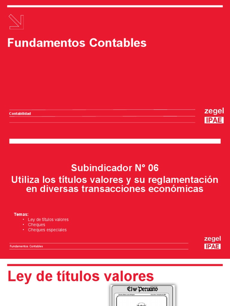 Funda Contables 6 | PDF | Cheque | Bancos