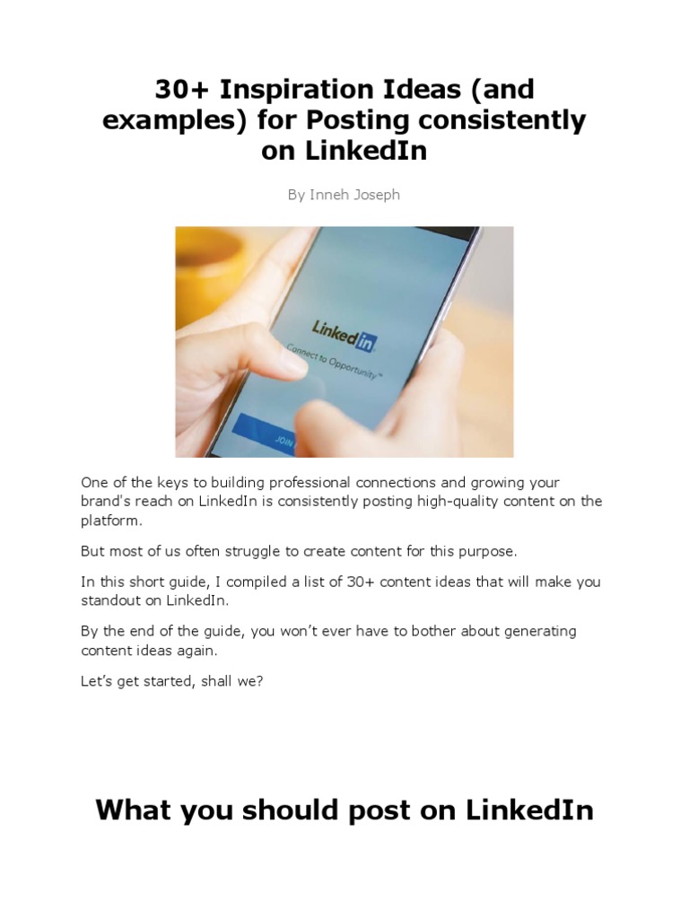 30+ Inspiration Ideas (And Examples) For Posting Consistently On ...