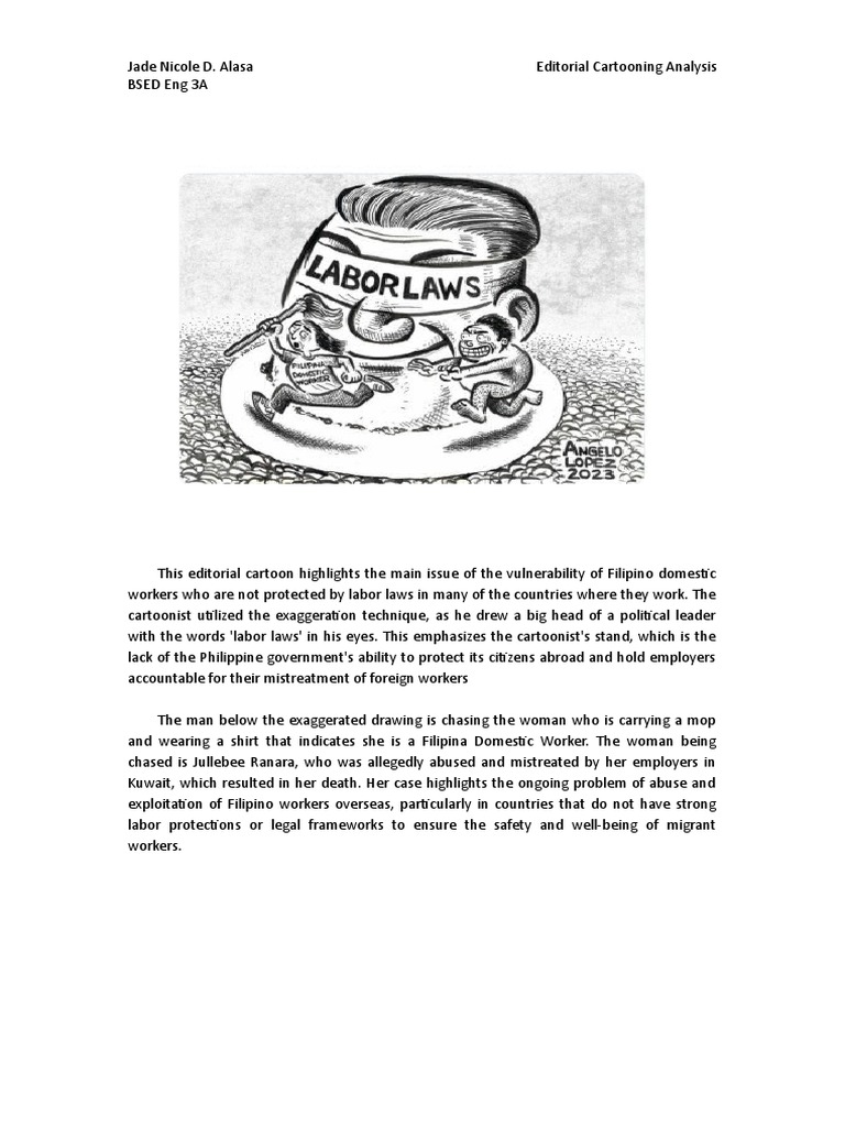 Editorial Cartooning Analysis | PDF