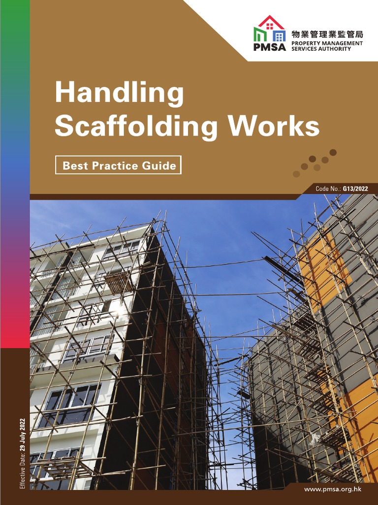 Best Practice Guide - Handling Scaffolding Works - EN | PDF ...