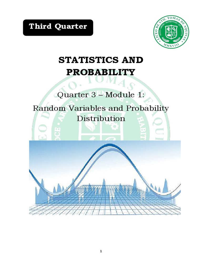 STATISTICS AND PROBABILITY (Week 1&2) | PDF | Statistics | Statistical Inference