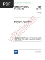 Iso 2859 | PDF | International Organization For Standardization