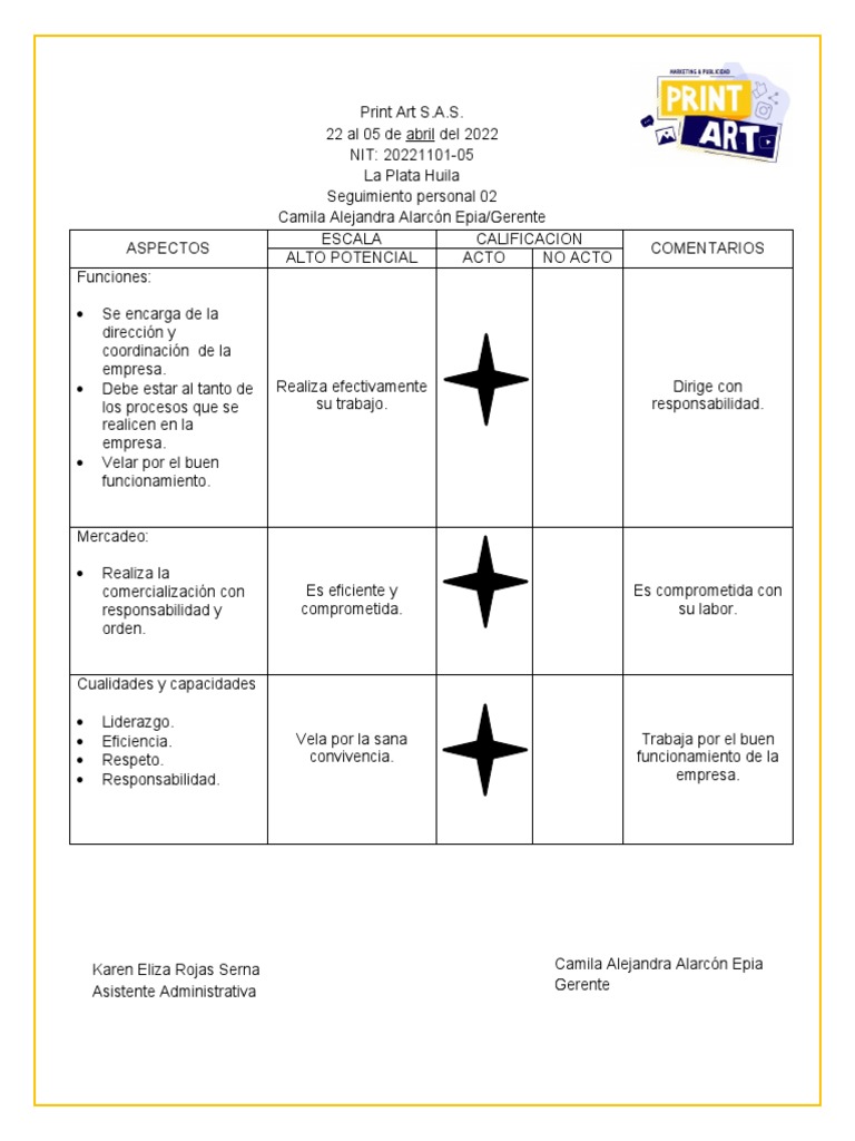 Seguimiento personal 05 | PDF | Marketing | Business