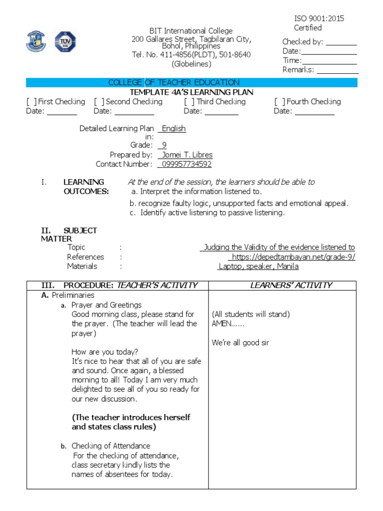 Judging Validity Of Evidence Pdf Persuasion Argument