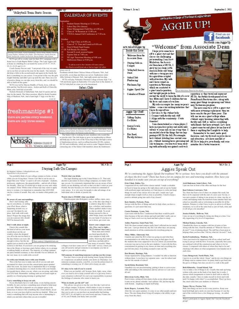 Aggie Up! Vol 4 Iss 1 | PDF