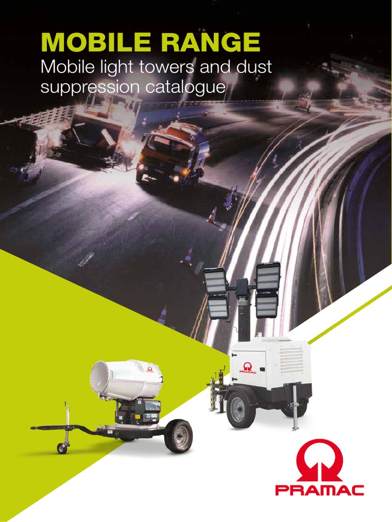 Mobile Range: Mobile Light Towers and Dust Suppression Catalogue | PDF ...