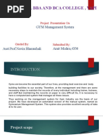 Fitness Gym Management System Project Presentation | PDF | Use Case ...