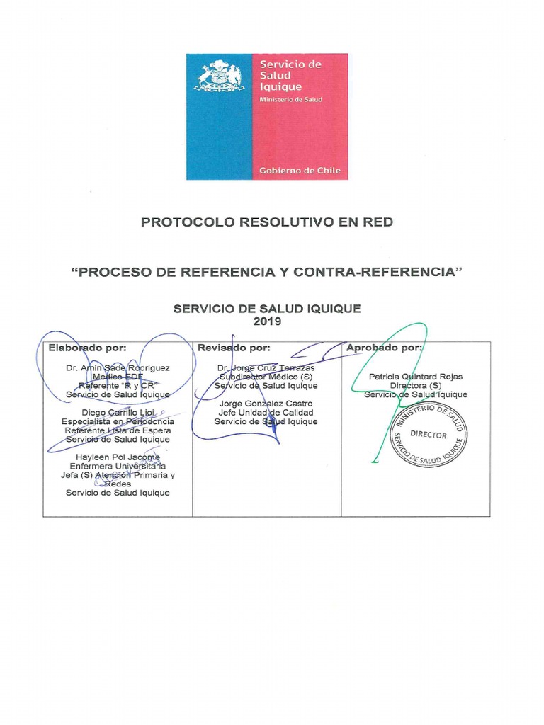 Proceso de Referencia y Contra Referencia Hetg - Aps | PDF