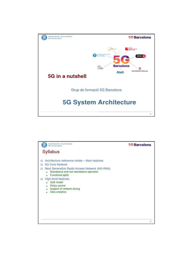 Curso 5G Parte 3 | PDF | Quality Of Service | Computer Network