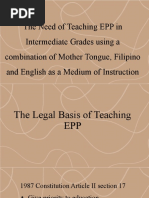 Lesson 1 - Key Standards of Epp | PDF | Educational Technology | Learning