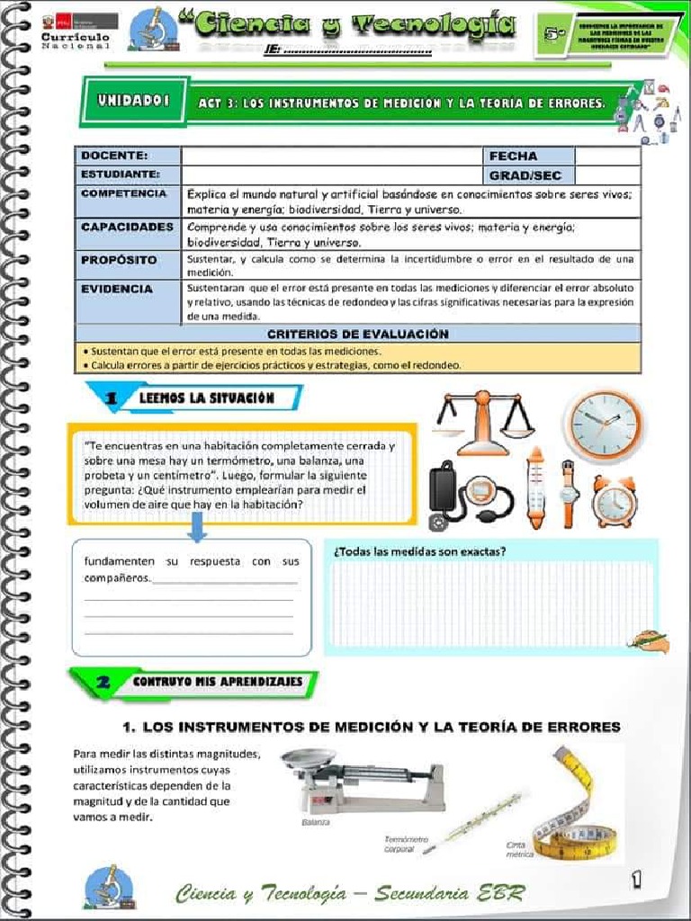 Instrumentos de Medición | PDF
