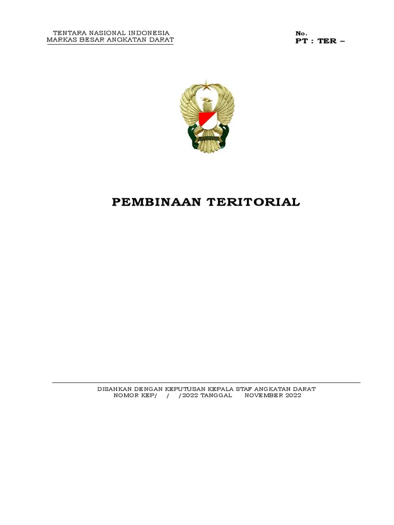 Pembinaan Teritorial: PT: Ter | PDF