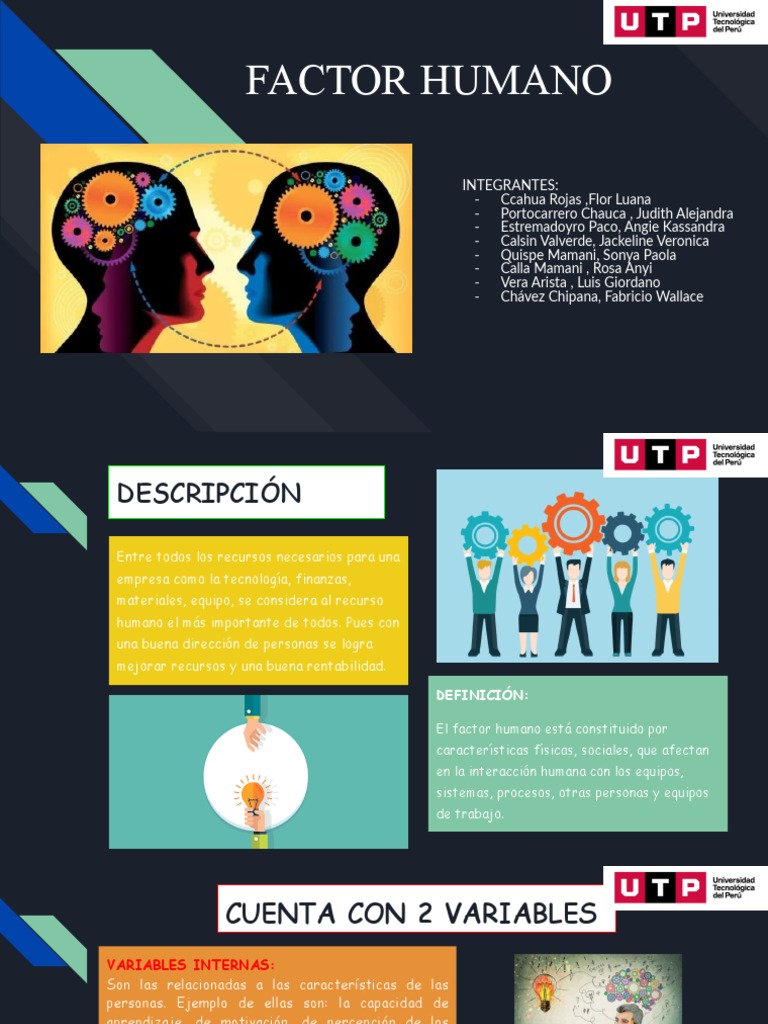 Factor Humano | PDF | Gestión de recursos humanos | Sicología