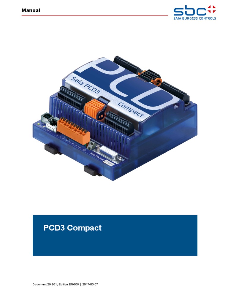 PCD3 Compact: Manual | PDF | Central Processing Unit | Input/Output