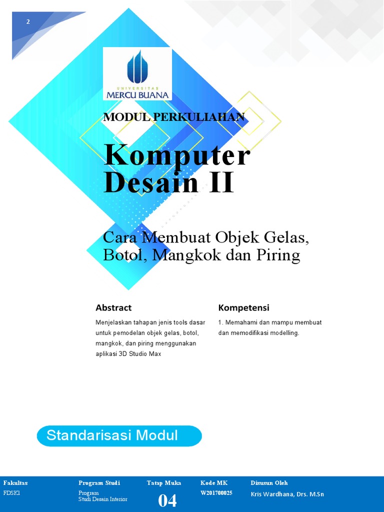 04 Modul Komputer Desain Ii | PDF