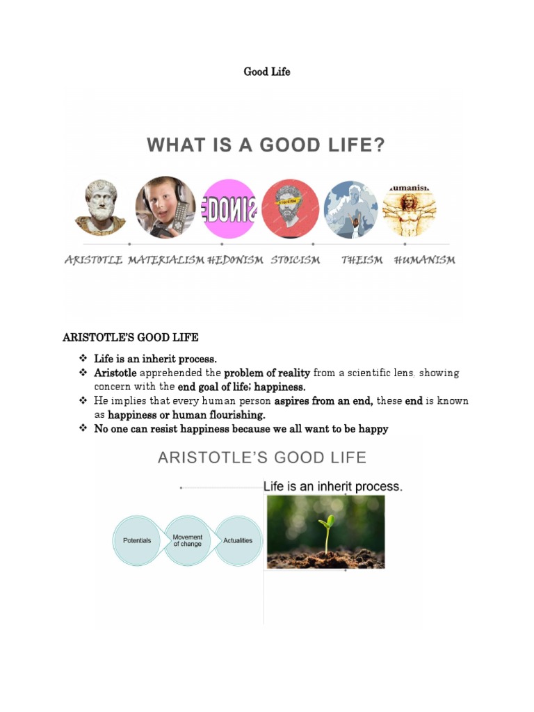 Good Life | PDF