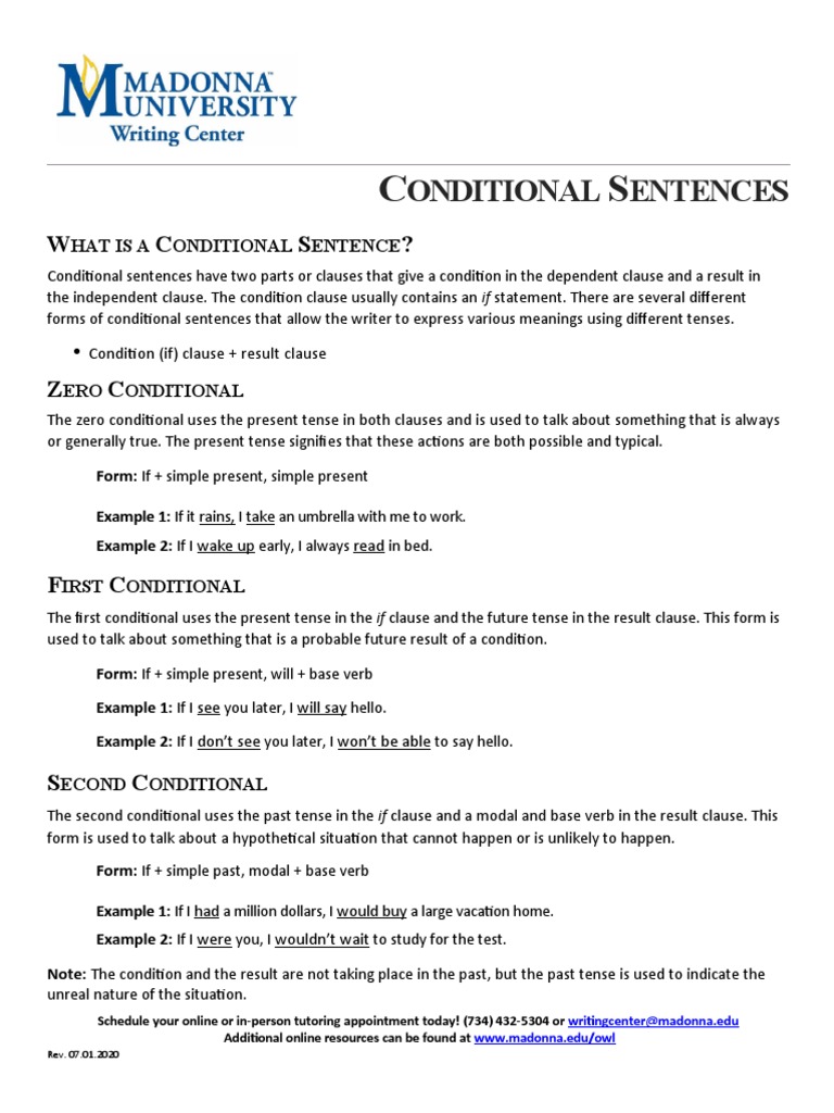 Onditional Entences | PDF | Human Communication | Syntax