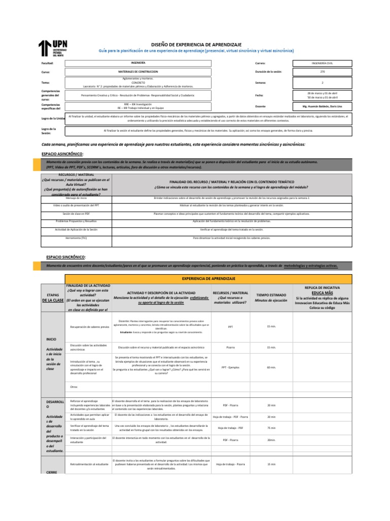 Dsa 02 - Wa-3333 | PDF | Aprendizaje | Enseñando