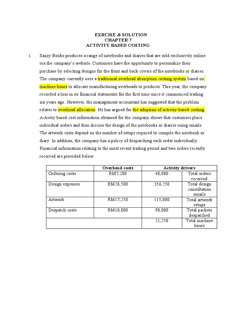 Exercise 1 Solution Chapter 7 | PDF | Financial Economics | Financial Services