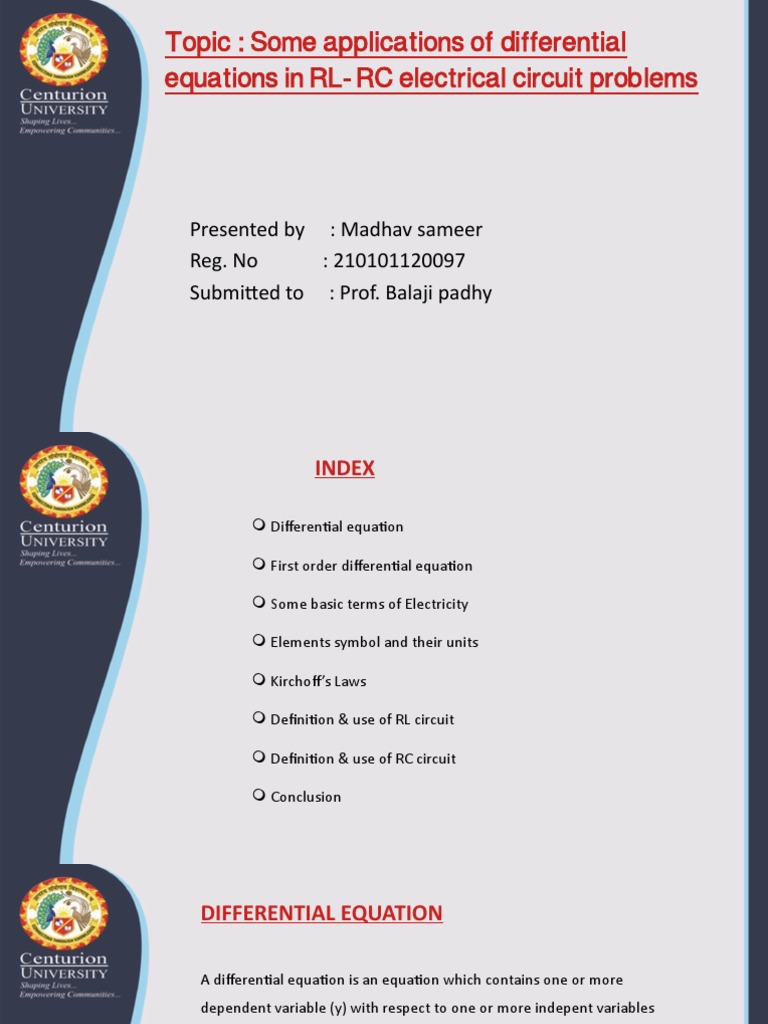 RL RC Circuit | PDF | Electrical Network | Voltage