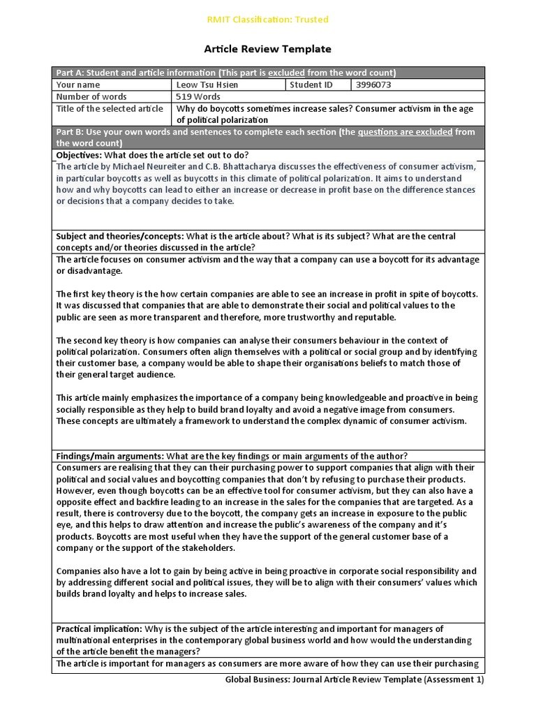 Understanding Consumer Activism | PDF | Boycott | Corporate Social ...