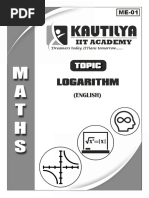 JEE Main Maths Logarithm Previous Year Questions With Solutions | PDF ...