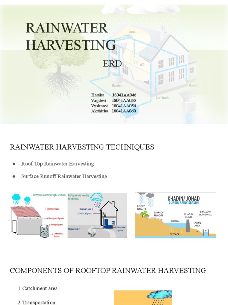Rainwater Harvesting | PDF | Water | Water Purification