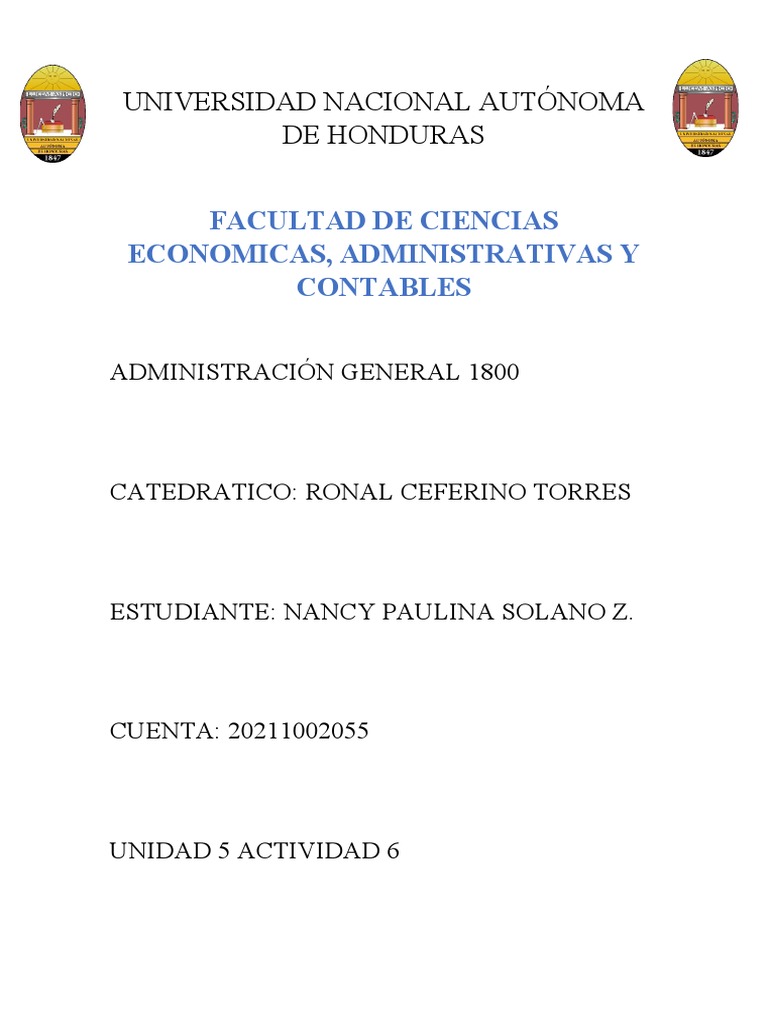 Solano Nancy U5T7a1 | PDF | Negocios | Finanzas y dinero