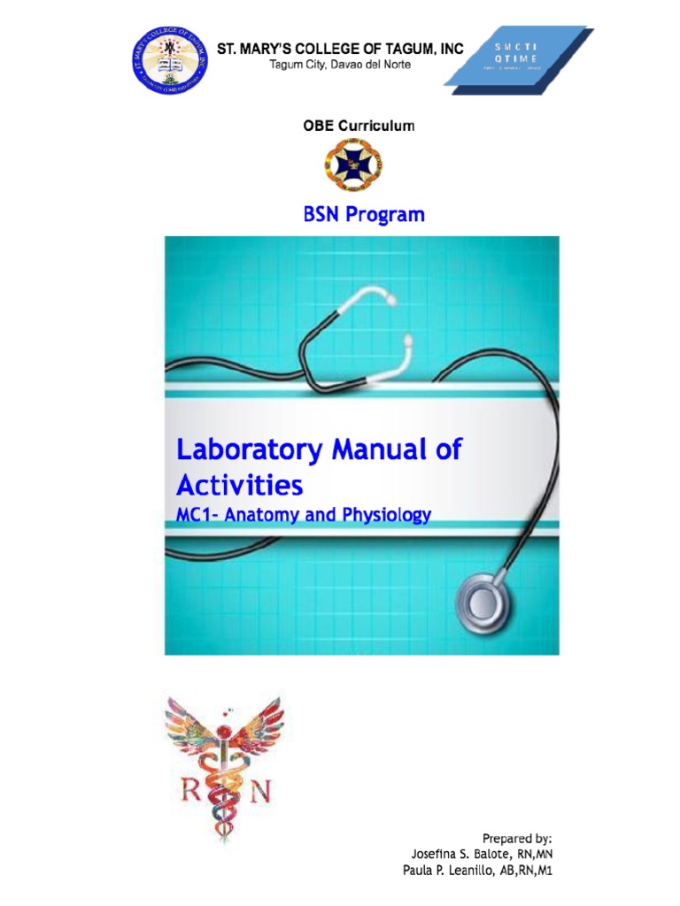 Final MC1 Laboratory Manual | PDF | Cell (Biology) | Anatomical Terms ...