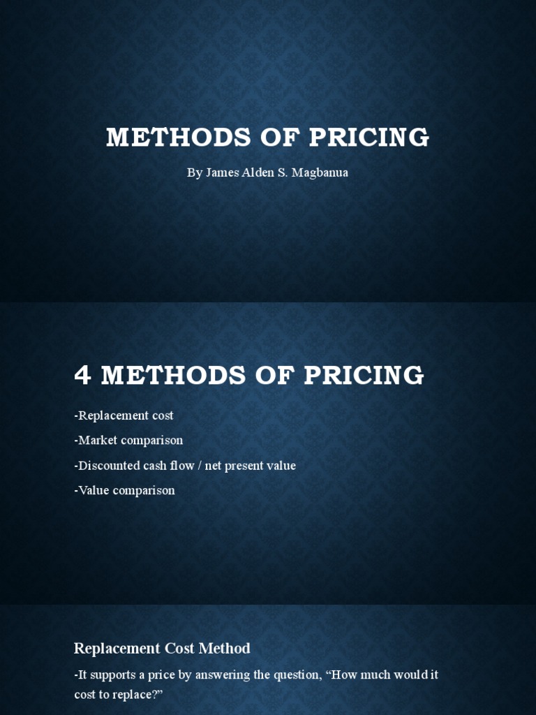 Methods of Pricing | PDF
