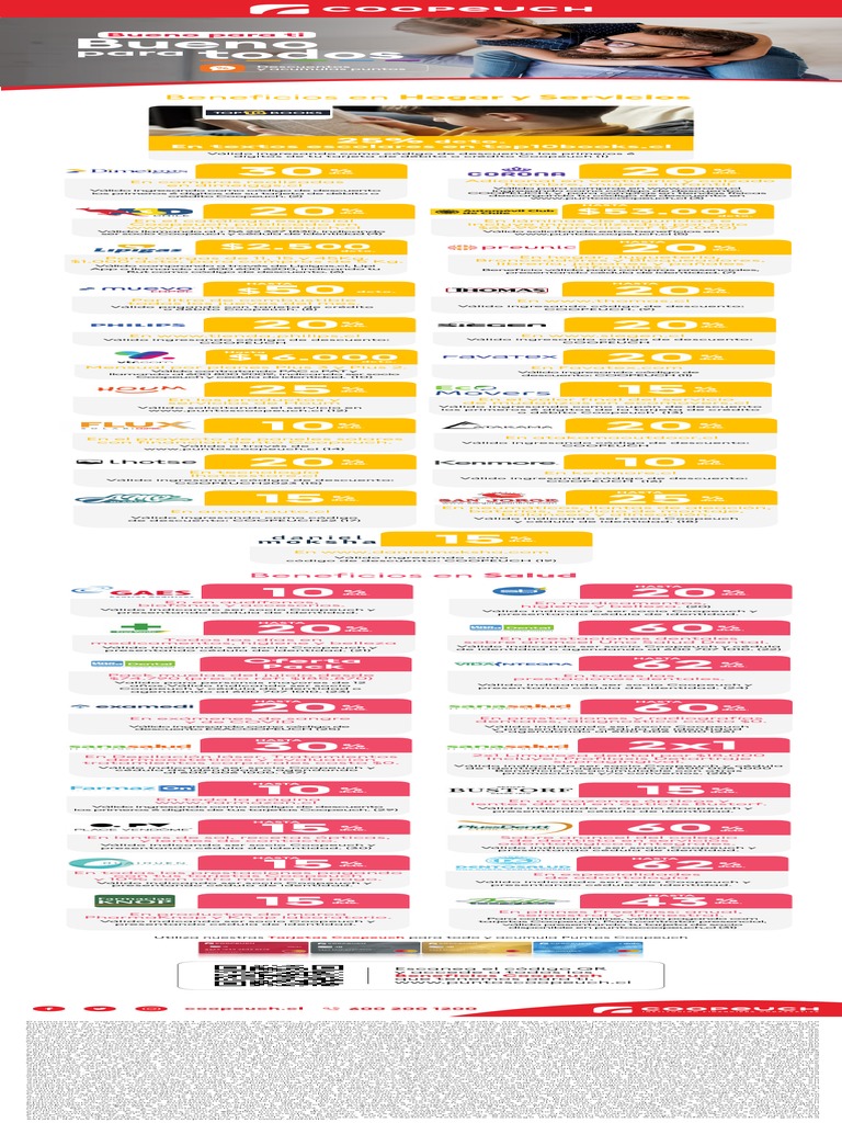 Descuentos Exclusivos para Socios Coopeuch | PDF | Cupón | Tarjeta de débito