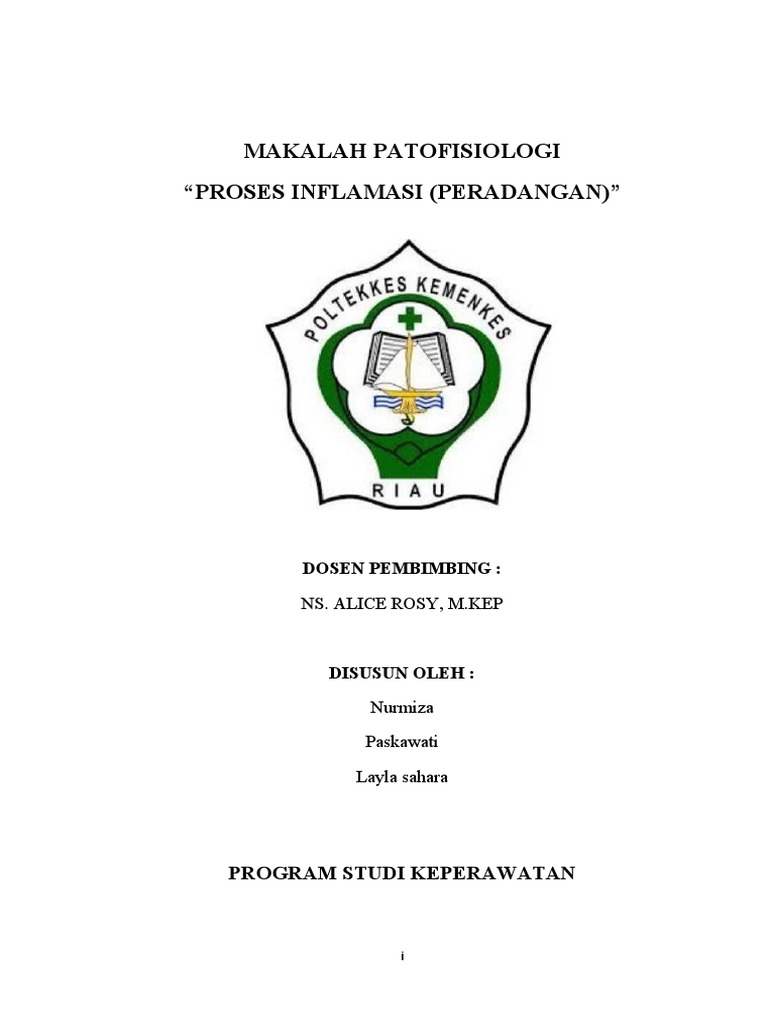 Proses dan Jenis Inflamasi dalam Patofisiologi | PDF