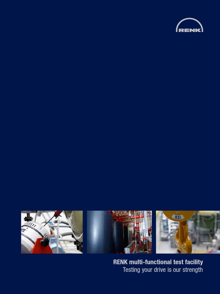 RENK Multi Functional Test Facility En | PDF | Electric Motor ...