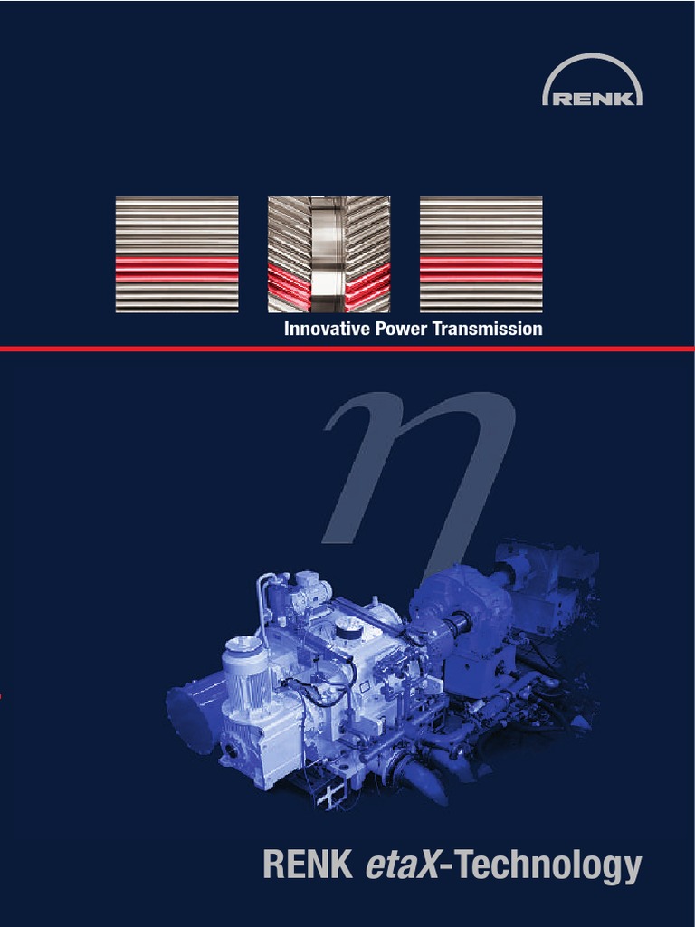 Renk Etax Techonology | Download Free PDF | Gear | Lubricant
