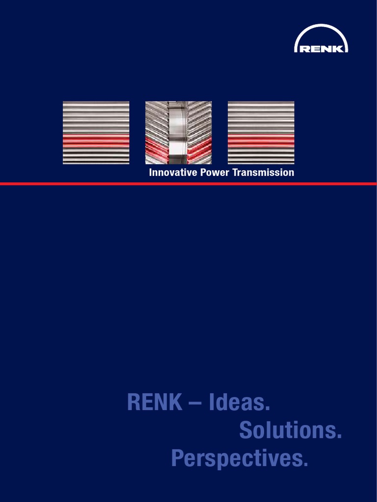 Renk Ideas Solutions Perspektives | PDF | Gear | Marine Propulsion